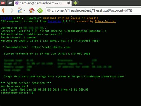 Access SSH Server From The Browser With FireSSH