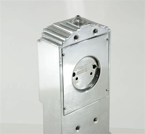 Manning Bowman Art Deco Chrome Clock C 1930 Capsule Auctions
