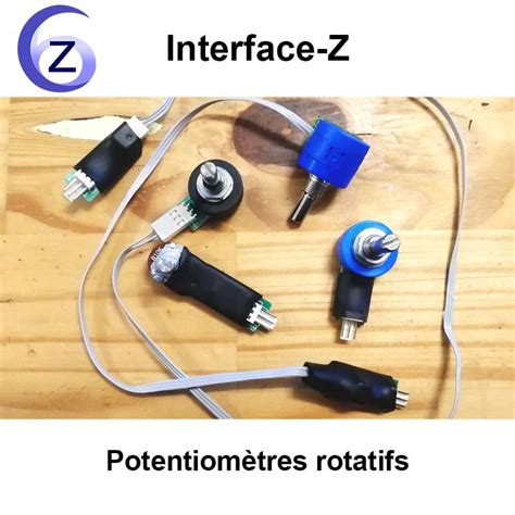 Potentiomètres Rotatifs Interface Z 10 Tours Et Rotation Infinie Position Angulaire