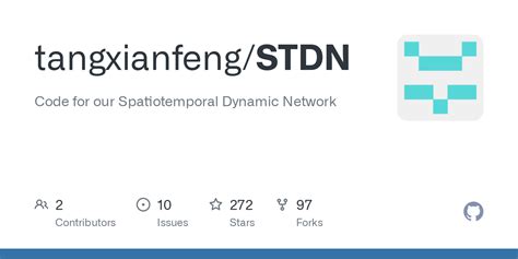 GitHub Tangxianfeng STDN Code For Our Spatiotemporal Dynamic Network