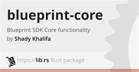Blueprint Core Db Interface For Rust Lib Rs