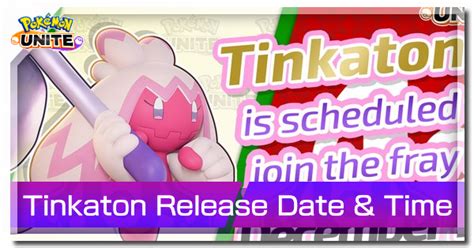 Tinkaton Release Date And Time Pokemon Unite｜game8