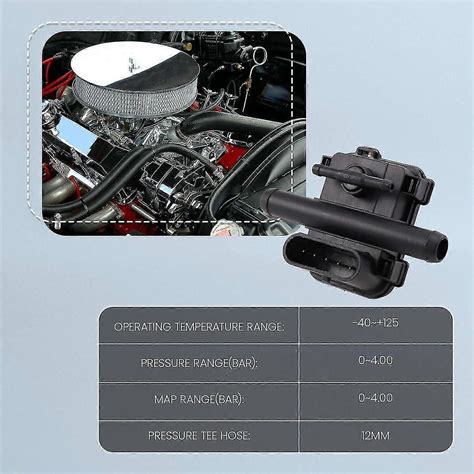 1 Pcs Car 5 Pin Gas Pressure Sensor Cng Map Sensor Ac Ps 02 Plus Pressure Sensor Black For