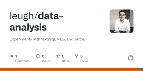GitHub Leugh Data Analysis Experiments With Text2sql NLG And AutoBI