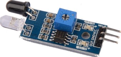 arduino ir infrared obstacle avoidance sensor module blue stsx0002