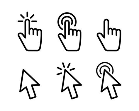 187600 Cursor Computer Icon Symbol Stock Illustrations Royalty Free