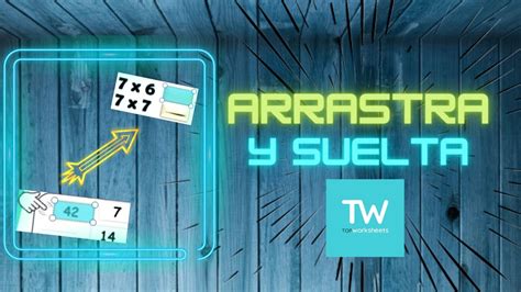 Arrastra Elementos Interactivos Con Draganddrop Herramienta Educativa Topworksheets Youtube