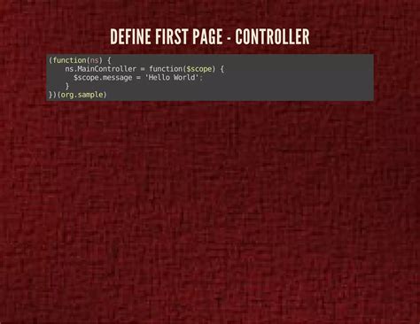 Angularjs Basic Training Ppt
