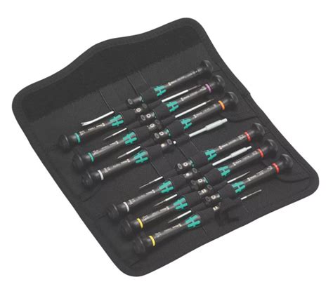 Wera Kraftform Micro 12 Electronics 1 Mixed Precision Screwdriver Set