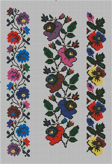 Пин на доске борщівська вишиванка схеми Вышитые крестиком цветы Стежки ручной вышивки