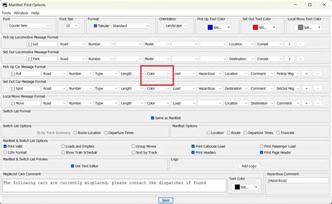 Jmriusers Groups Io Adding Car Colour To Web Manifest