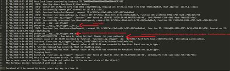 Azure Function Python ProcessPoolExecutor Non Responsive And Function