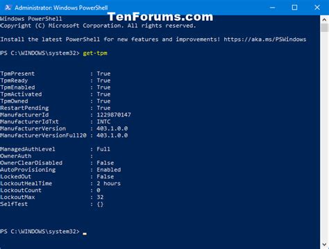 Verify Trusted Platform Module TPM Chip On Windows PC Tutorials