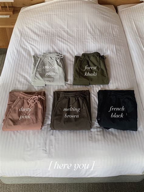 유리에 스무디그레이 당일할인🎉 Here You 나이스 무드 카고 Pants 5color 자체제작당일출고나일론팬츠카고팬츠봄카고그레이페스티벌룩간절기