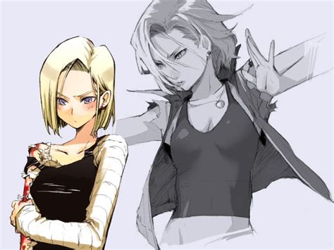 Android 18 Wallpaper Androids 17 18 21 And 16 Wallpaper 28106392 Fanpop