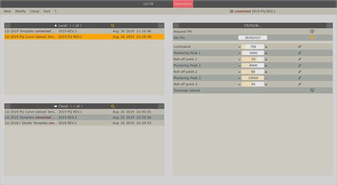 Lg Templates For Devicecontrol Interface Using Lightspacecolourspace Cms