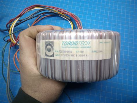 Toroidtech Toroidal Isolation Transformer 750va 115 230 Vac No Enclosure