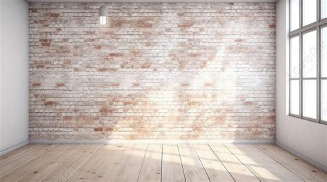 힙스터 스타일 인테리어 3d는 현대적인 환경에서 빈 벽돌 벽 모형을 렌더링합니다 현대적 배경 테리 배경 내부 배경 이미지