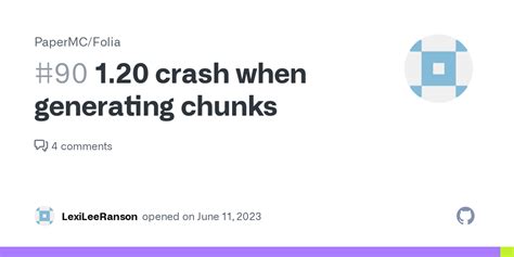 120 Crash When Generating Chunks · Issue 90 · Papermcfolia · Github