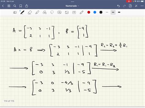 solved enter third column as linear combination of columns of b in