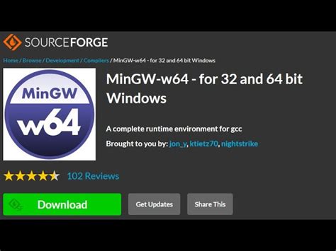 mingw64 download download and install c compiler mingw w64 for