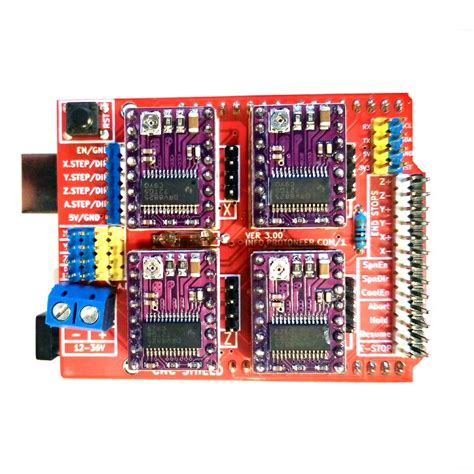 Комплект arduino uno cnc shield3 и drv8825 в магазине cnc