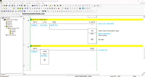 cx programmer example perfume mixing and filling system