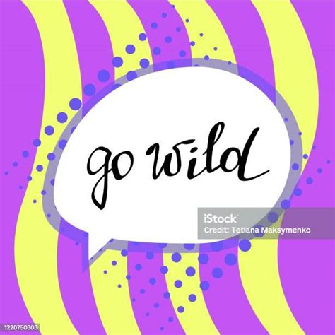 야생 이동합니다 스톡 벡터 일러스트레이션입니다 손으로 쓴 글자와 인사말 카드입니다 생일 축하해요 축제 장식 배너 템플릿입니다 감정에 대한 스톡 벡터 아트 및 기타 이미지