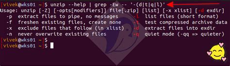 How To Unzip A Zip File Using The Linux And Unix Bash Shell Terminal NixCraft