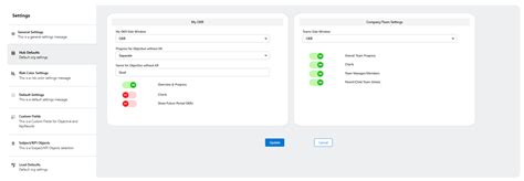 Okrify Settings Okrify