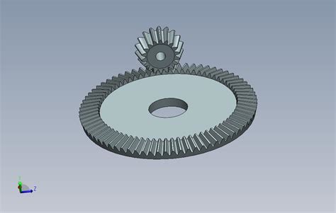 锥齿轮14 solidworks 2018 模型图纸免费下载 懒石网