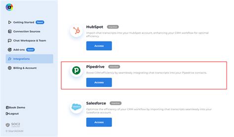 Startadam Integration To Pipedrive Setup Guide Startadam