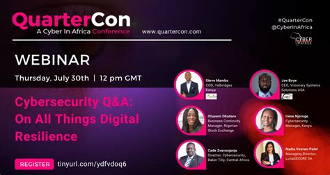 Cyberresilience Cyberriskmanagement Cyberleadership Cyber In Africa