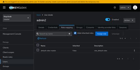 Olvid Keycloak Configuration Guide The Master Realm