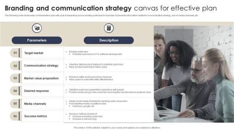 Communication Canvas Slide Team
