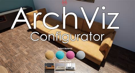 Archviz Configurator In Blueprints Ue Marketplace