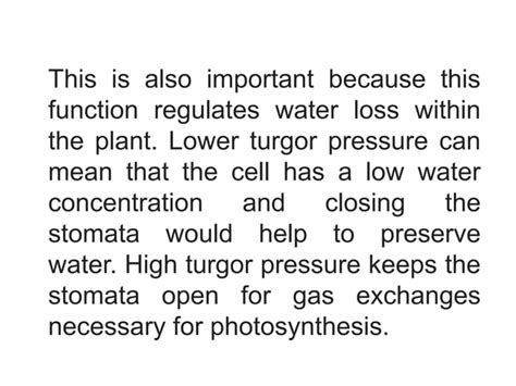 2 Osmotic Pressure Osmotic Potential Turgor Pressure Wall Pressure