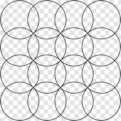 Overlapping Circles Grid Information Coreldraw Circle Transparent PNG