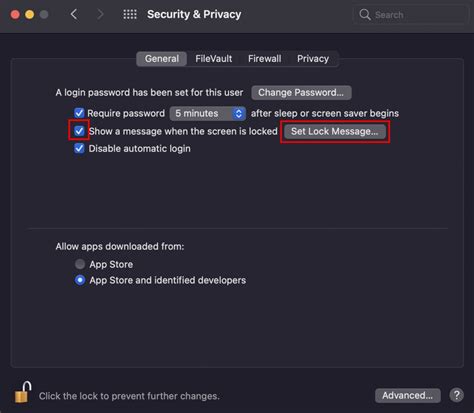 how to add a custom lock screen message on your mac device
