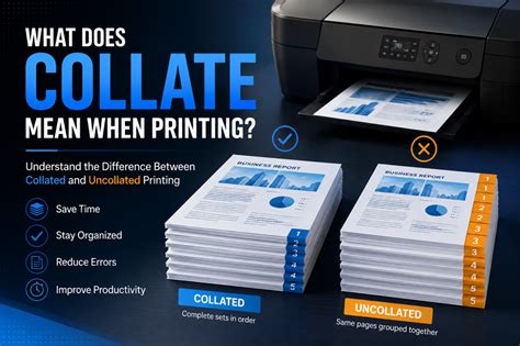 What Does Collate Mean When Printing Collated Vs Uncollated Guide