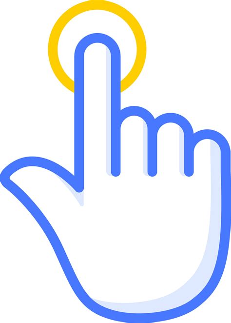 Click Finger Hand Icon Vector Art At Vecteezy