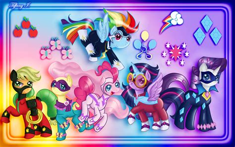 Mlp Background Ponies Wallpaper