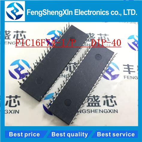 10pcs lot new 16f74 pic16f74 i p pic16f74 dip 40 8 bit cmos flash