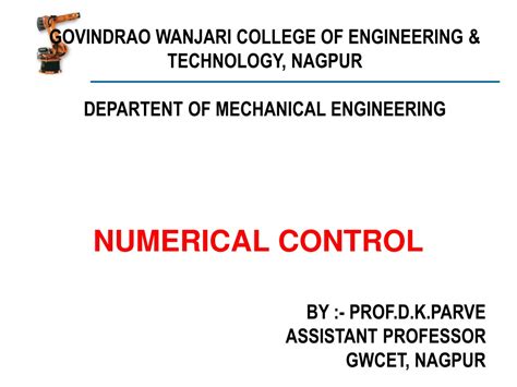 Ppt Numerical Control Powerpoint Presentation Free Download Id9545852