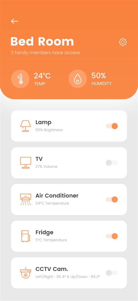 Smart Home IOT App Design App Design App Interface Design Mobile App Design Inspiration