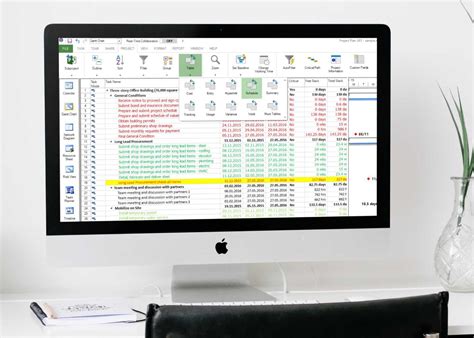 Slack Calculation Project Plan 365