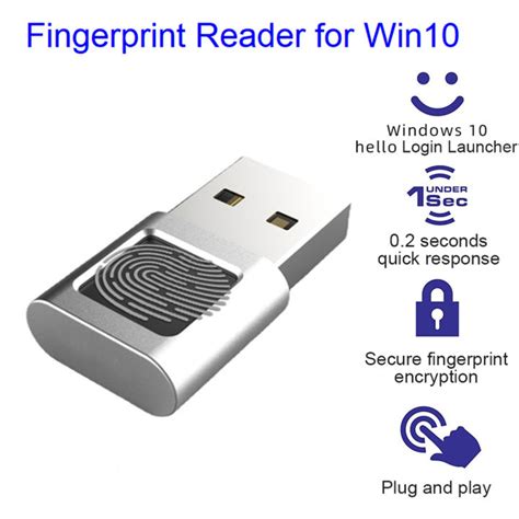 Mini USB Fingerprint Reader Module Device Biometric Scanner For Windows Hello Dongle Laptops