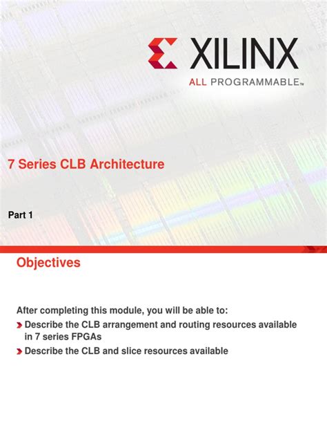 pdf 7 series clb architecture dokumen tips