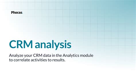 Crm Analysis User Documentation