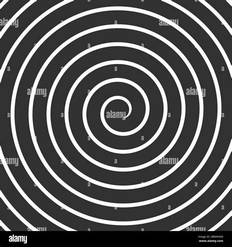 Vector Radial Curve Spiral Twirl Background Hypnotic Dynamic Vortex Object Stock Vector